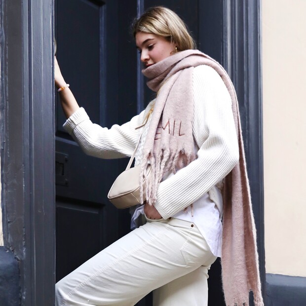 Rectangular Crossbody Bag in Beige | Accessories | Lisa Angel