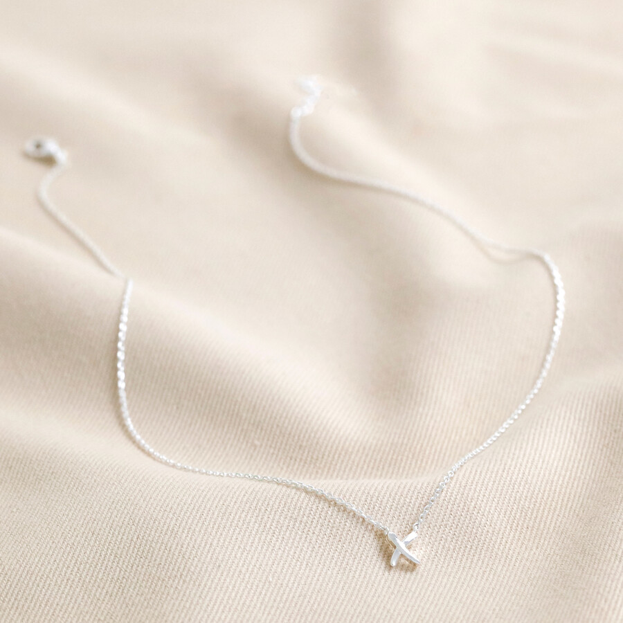 Kiss Pendant Necklace in Silver | Estella Bartlett | Lisa Angel
