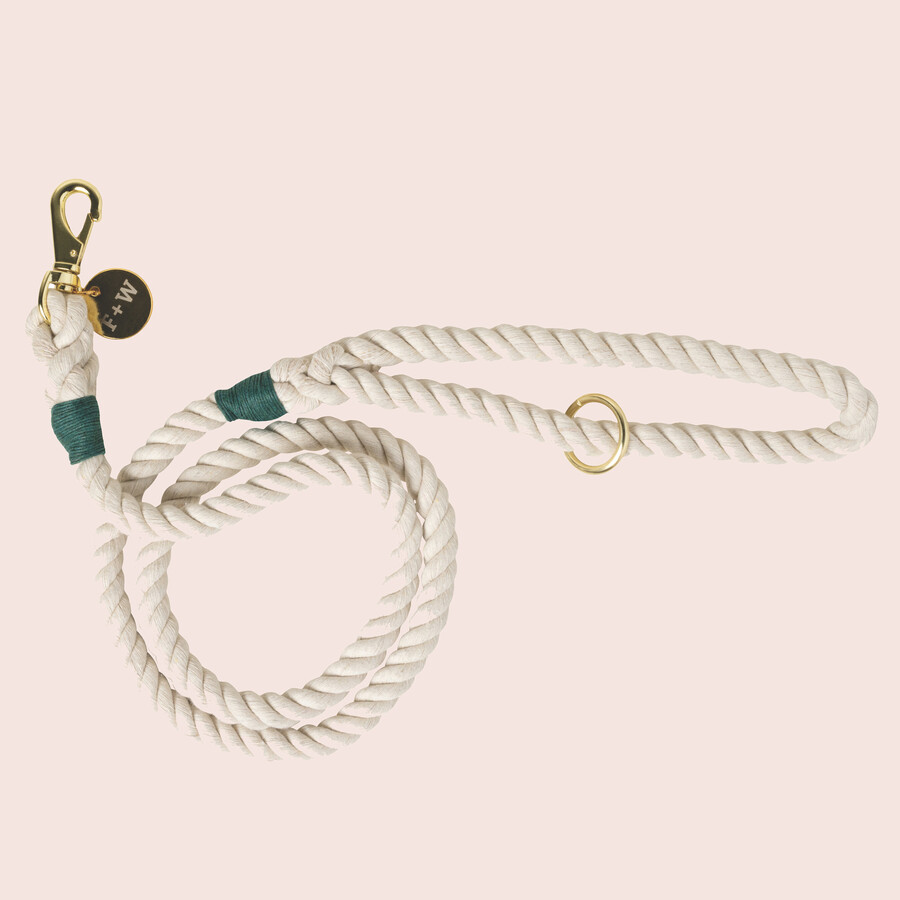 Rope Dog Leash in Natural | Pet Accessories | Lisa Angel