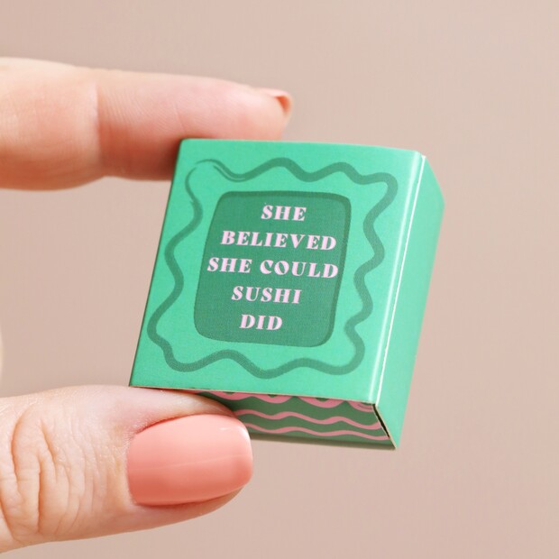 Tiny Matchbox Ceramic Sushi Token | Small Gifts | Lisa Angel