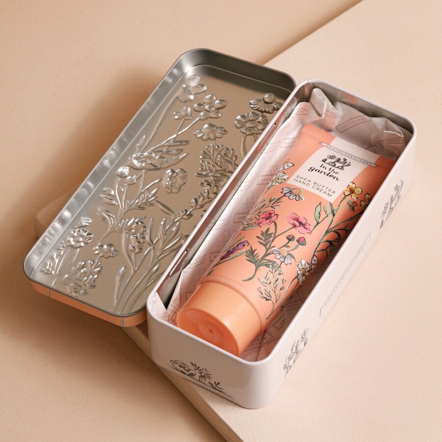 In The Garden Shea Butter Hand Cream Tin | Vegan | Lisa Angel