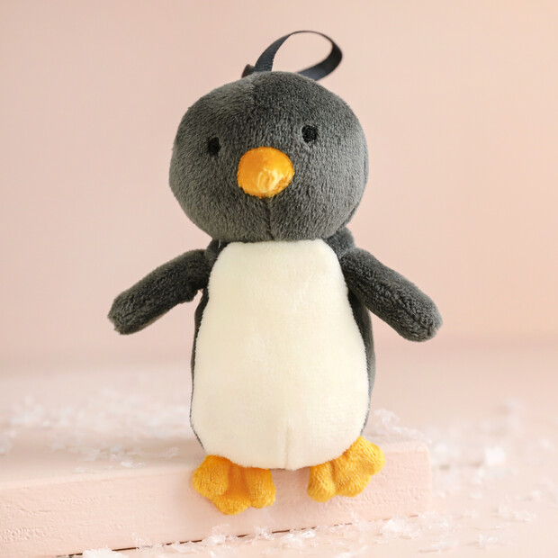 Plush Festive Folly Penguin Decoration | Jellycat | Lisa Angel