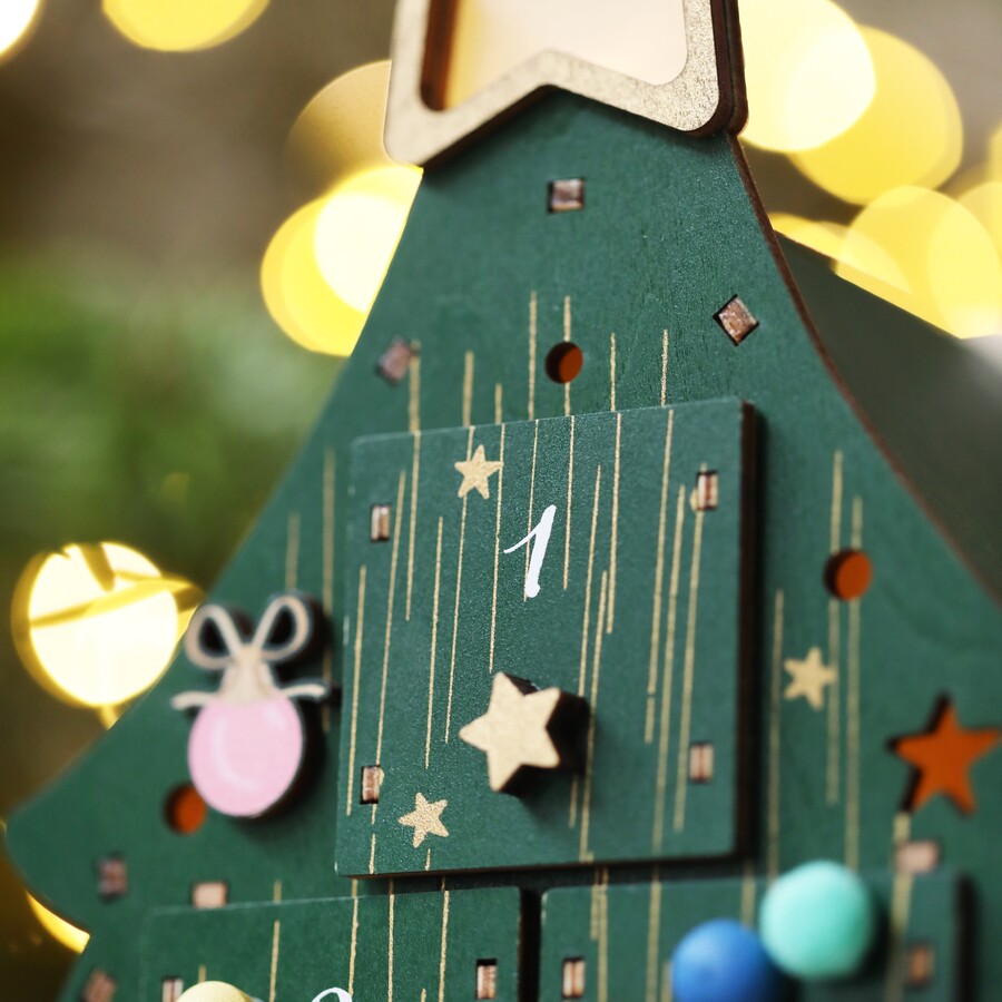 Personalised Wooden Advent Calendar | Lisa Angel
