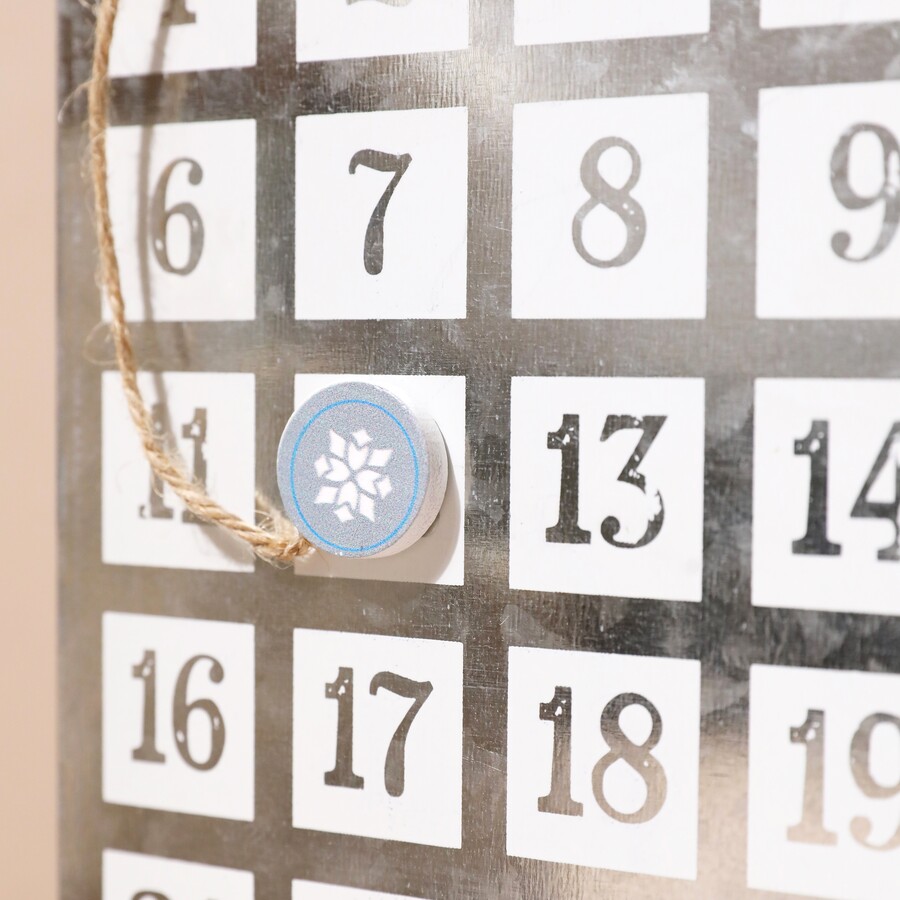 Festive Metal House Advent Calendar | Christmas | Lisa Angel