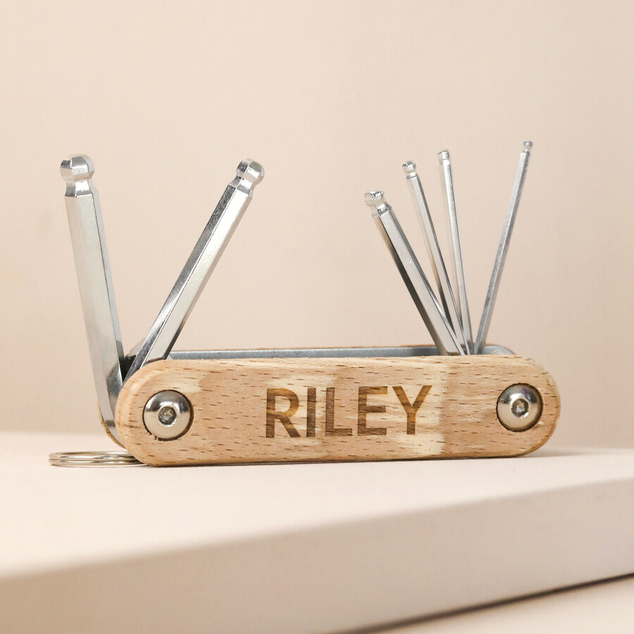 Personalised Hex Bike Tool Set | Gifts for Him | Lisa Angel