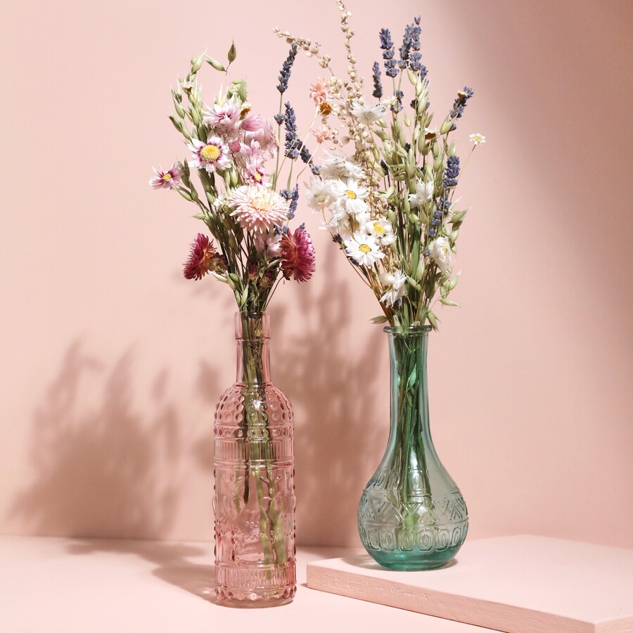 Blue Glass Posy Vase | Homeware Accessories | Lisa Angel