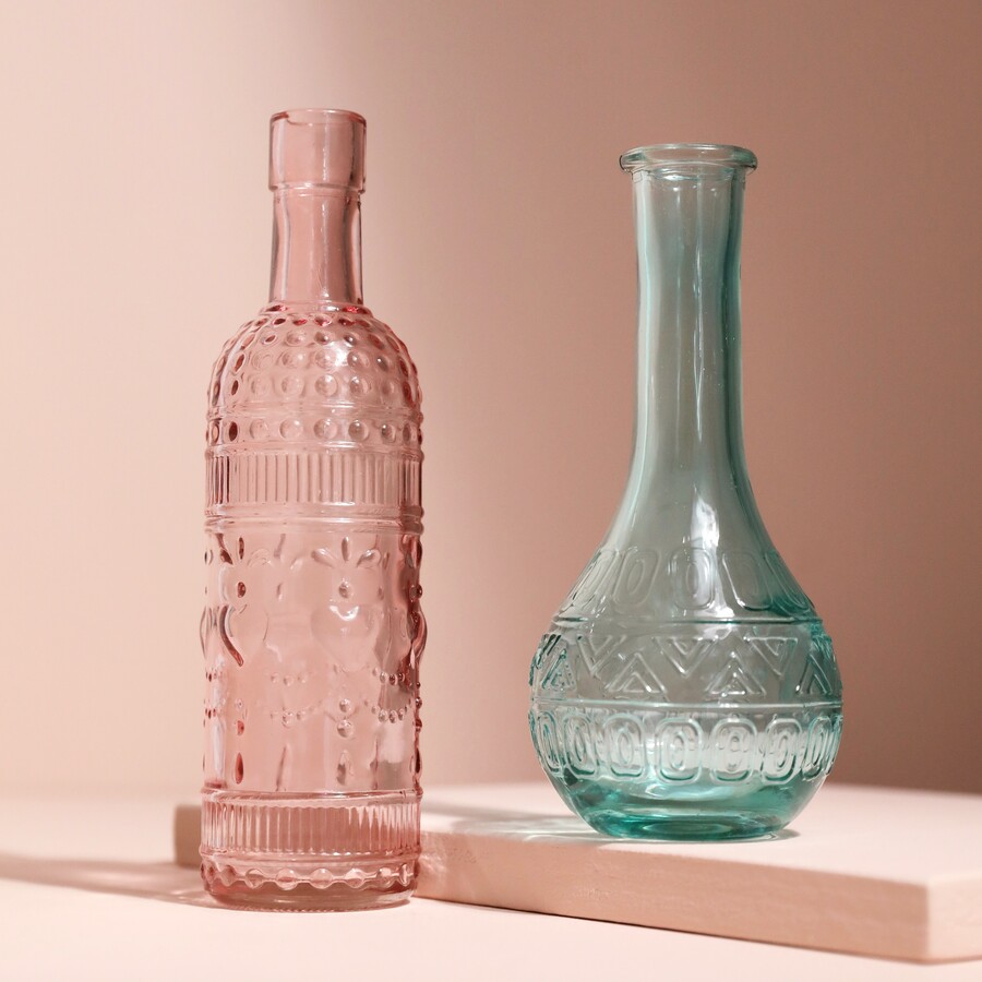 Blue Glass Posy Vase | Homeware Accessories | Lisa Angel