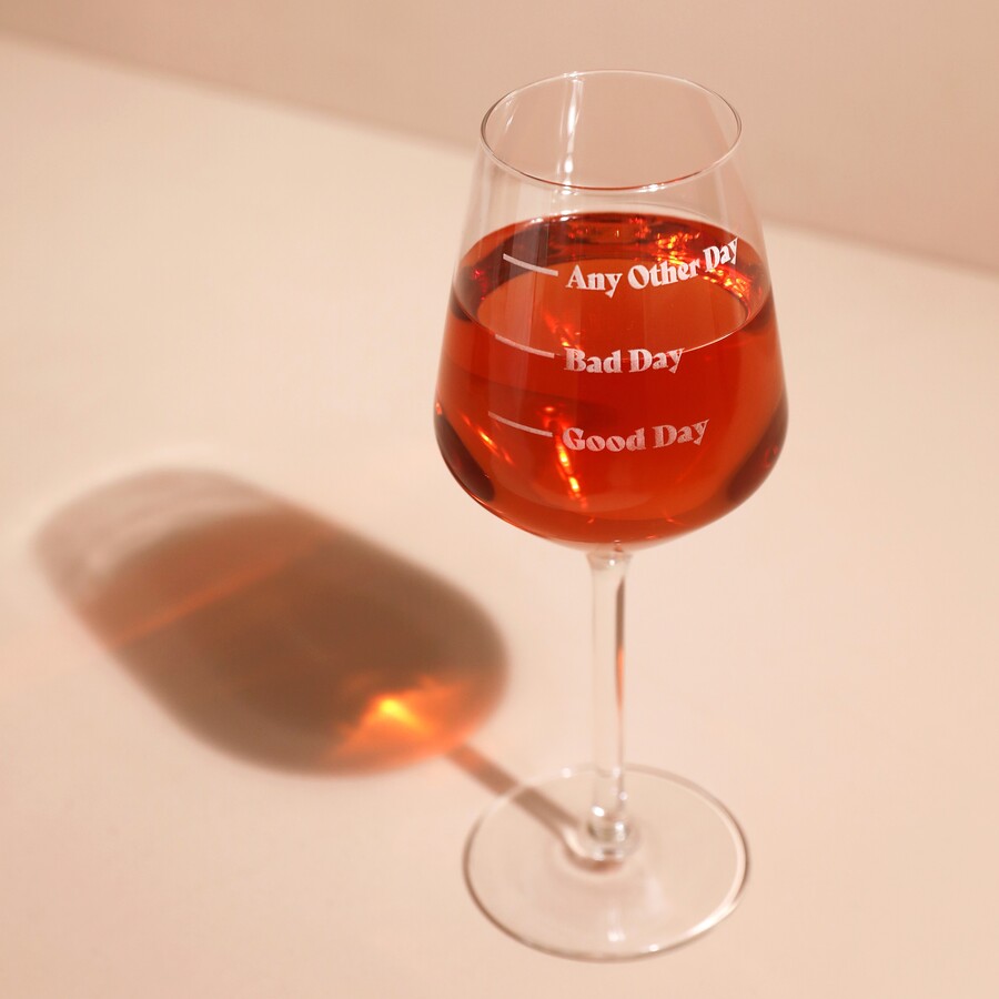 Personalised Measure Wine Glass | Lisa Angel