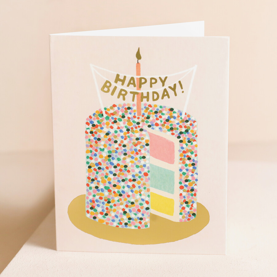 Layer Cake Birthday Card | Rifle Paper Co. | Lisa Angel