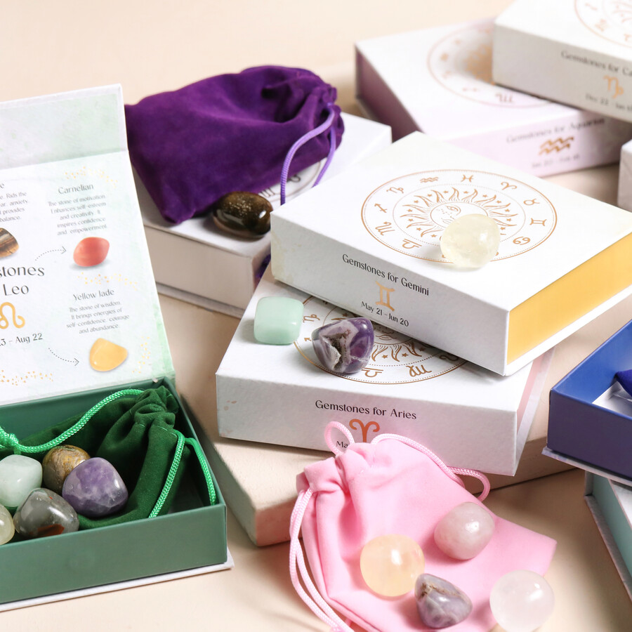 Cancer Zodiac Gemstone Set | Astrological Gifts | Lisa Angel
