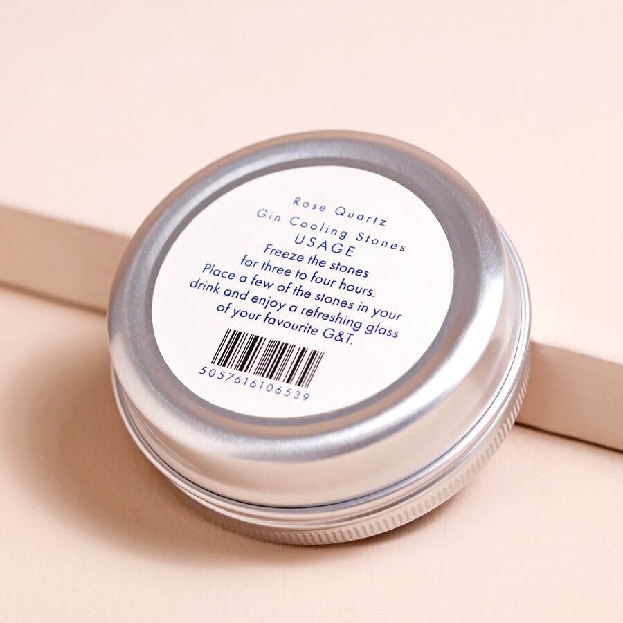 Rose Quartz Gin Cooling Stones | Alcohol Gifts | Lisa Angel