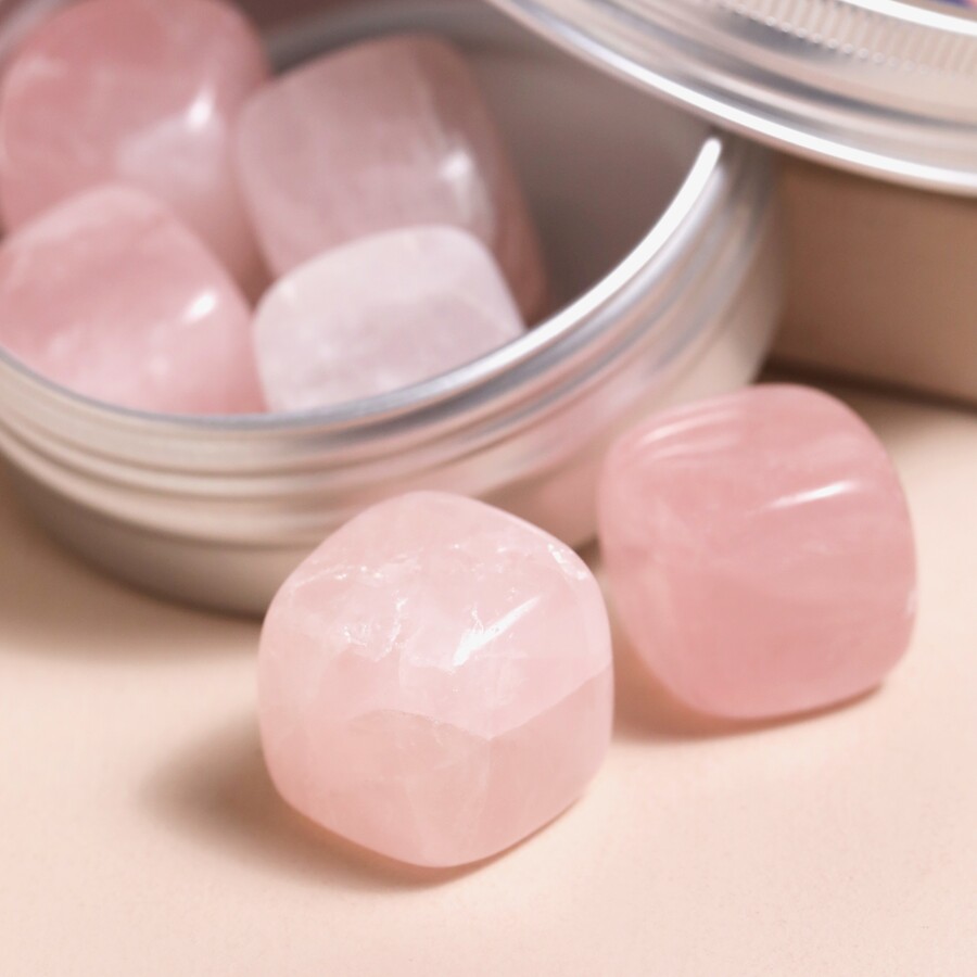 Rose Quartz Gin Cooling Stones | Alcohol Gifts | Lisa Angel