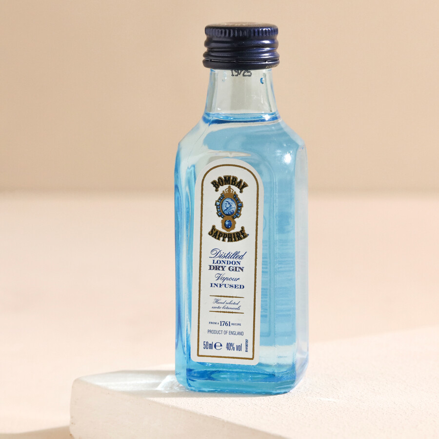 5cl Bottle of Bombay Sapphire Gin | Alcohol Gifts | Lisa Angel