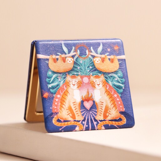 Tiger Compact Mirror | Beauty & Accessories | Lisa Angel