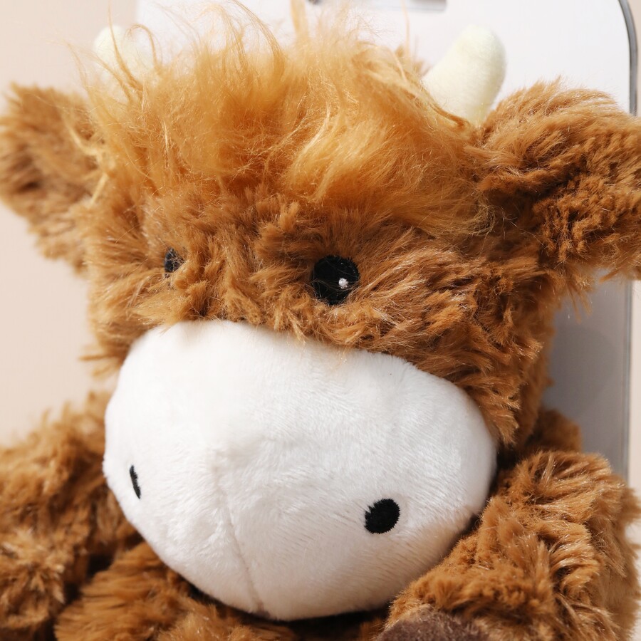 Junior Highland Cow Soft Toy | Warmies | Lisa Angel