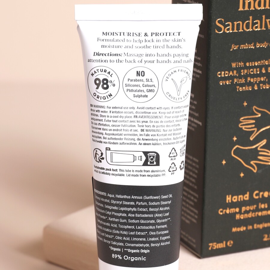 Indian Sandalwood Hand Cream | Aery | Lisa Angel