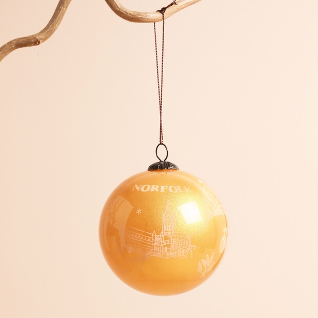 Handpainted Norfolk Gingerbread Bauble | Lisa Angel