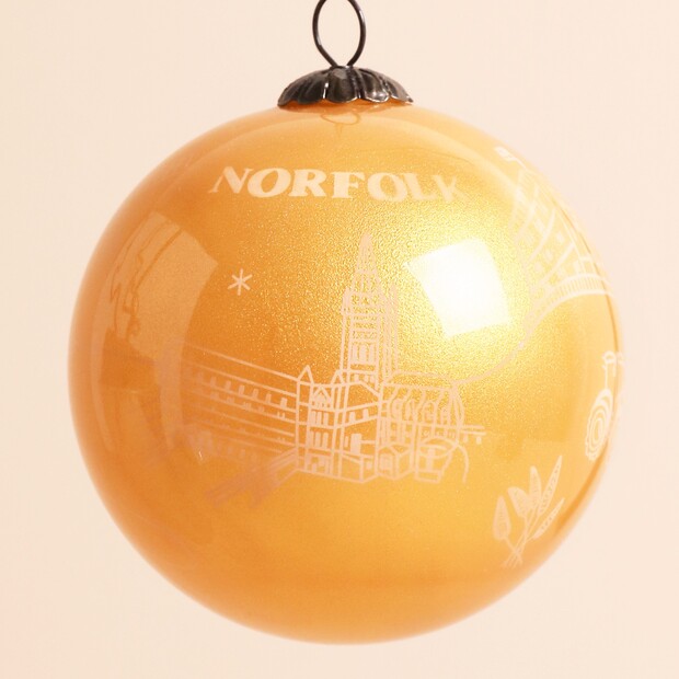 Handpainted Norfolk Gingerbread Bauble | Lisa Angel