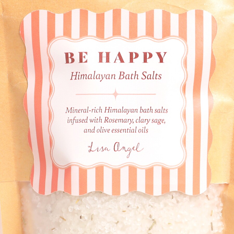 Be Happy Himalayan Bath Salts | Aromatherapy | Lisa Angel