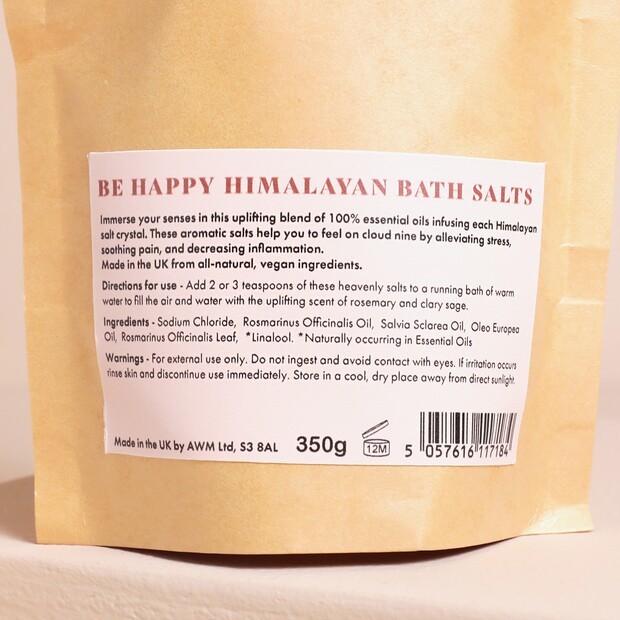 Be Happy Himalayan Bath Salts | Aromatherapy | Lisa Angel