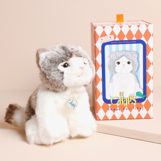 B.T. Chaps Amelie the Scottish Fold Soft Toy in Gift Box