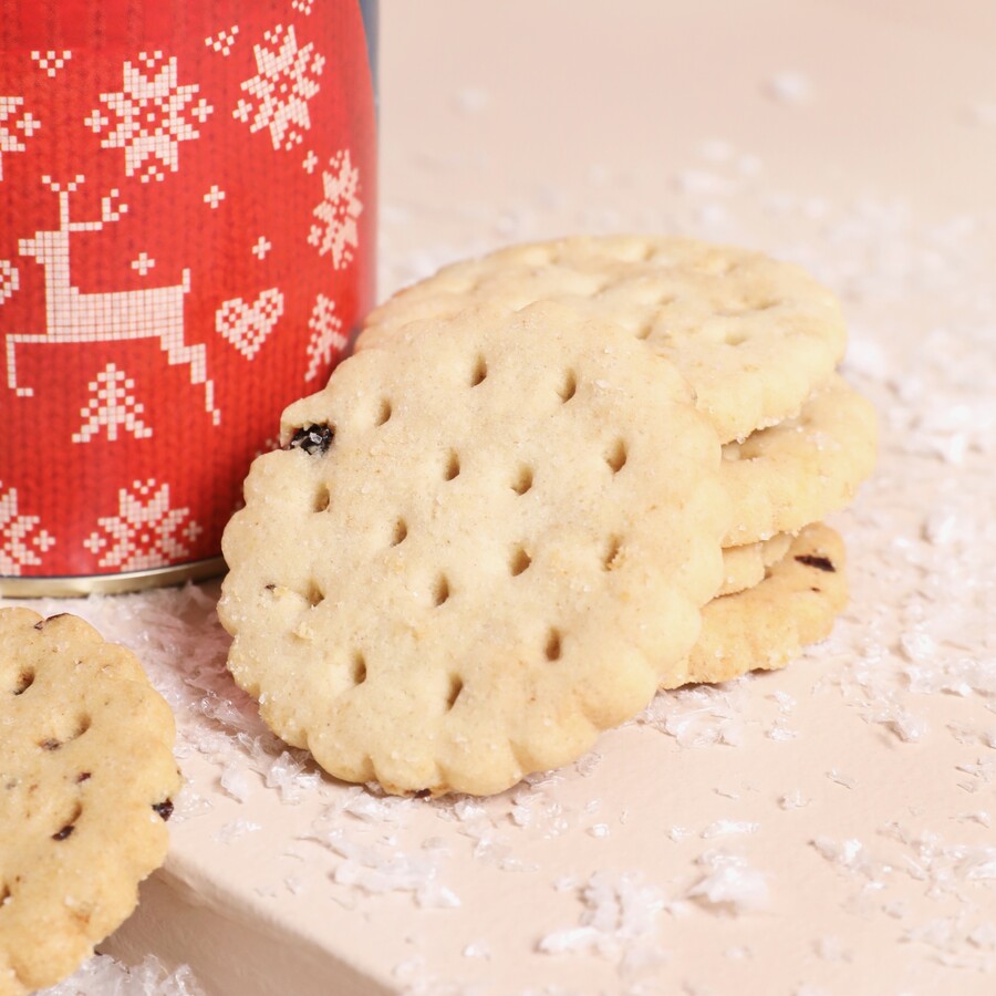Currant Shrewsbury Biscuits Polar Bear Tube | Farmhouse | Lisa Angel