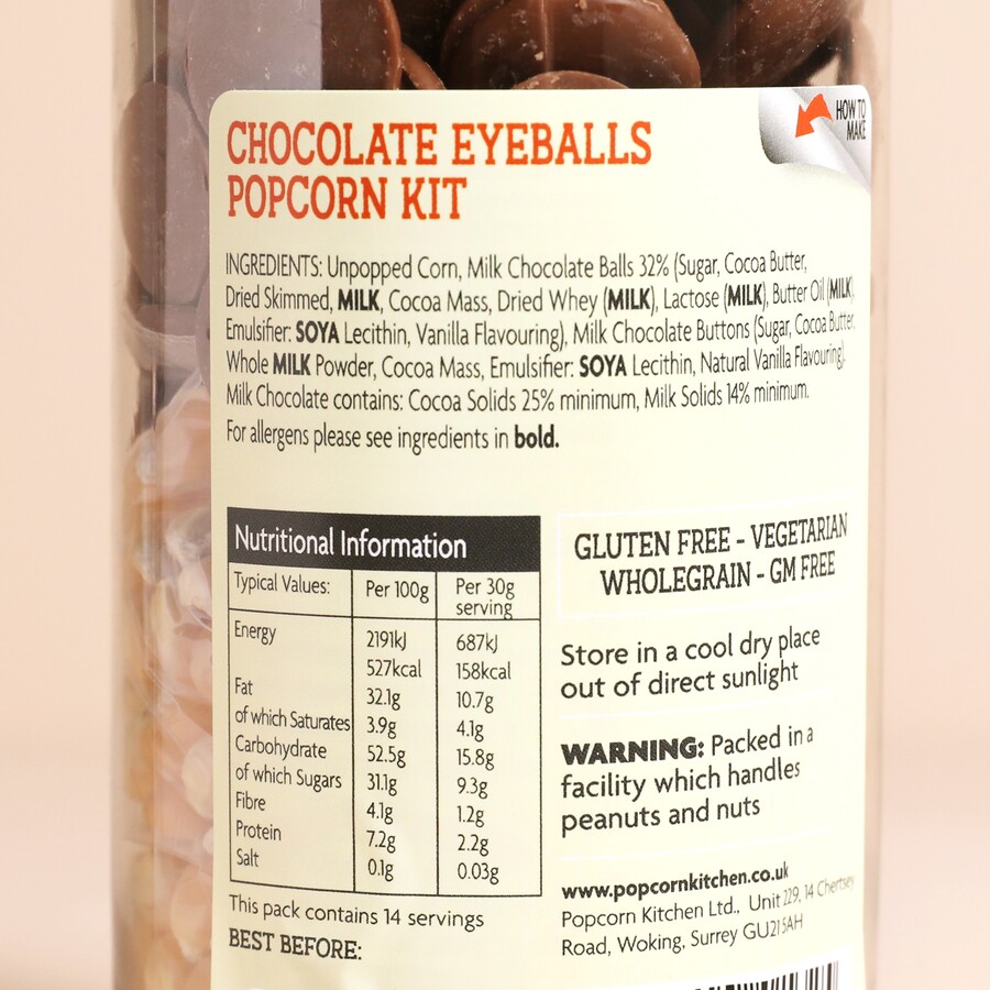 Chocolate Eyeballs Popcorn Kit | Popcorn Kitchen | Lisa Angel