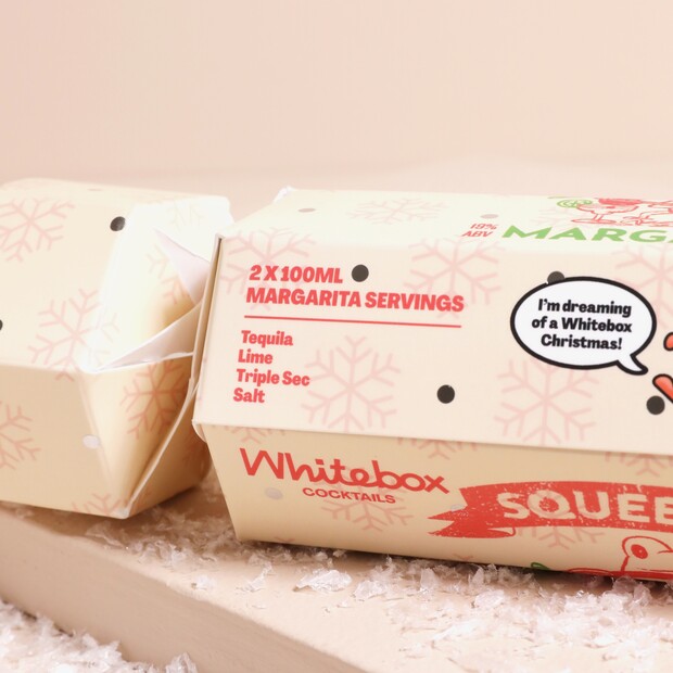 Whitebox Cocktails Squeezy's Margarita Christmas Cracker | Lisa Angel