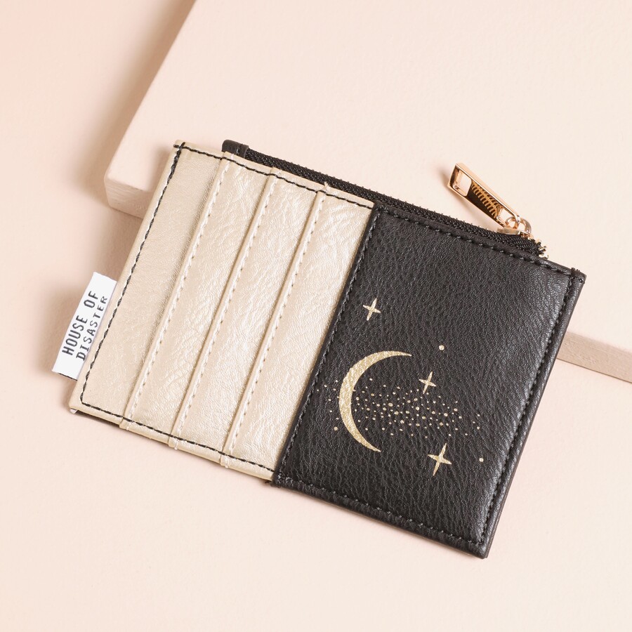 After Dark Black Zip Purse | House of Disaster | Lisa Angel