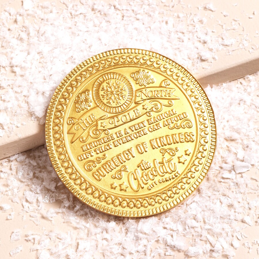 Milk Chocolate Coin | The Chocolate Gift Company | Lisa Angel