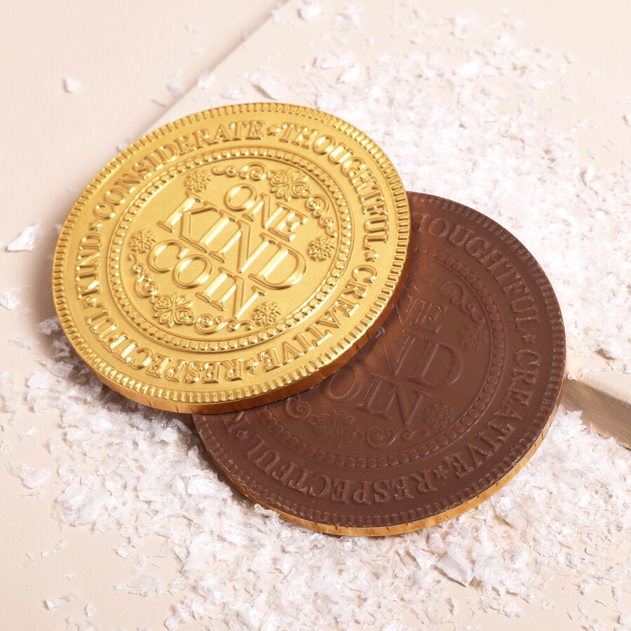 Milk Chocolate Coin | The Chocolate Gift Company | Lisa Angel