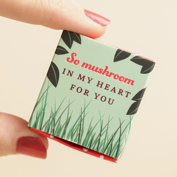 Tiny Matchbox Ceramic Mushroom Token | Small Gifts | Lisa Angel