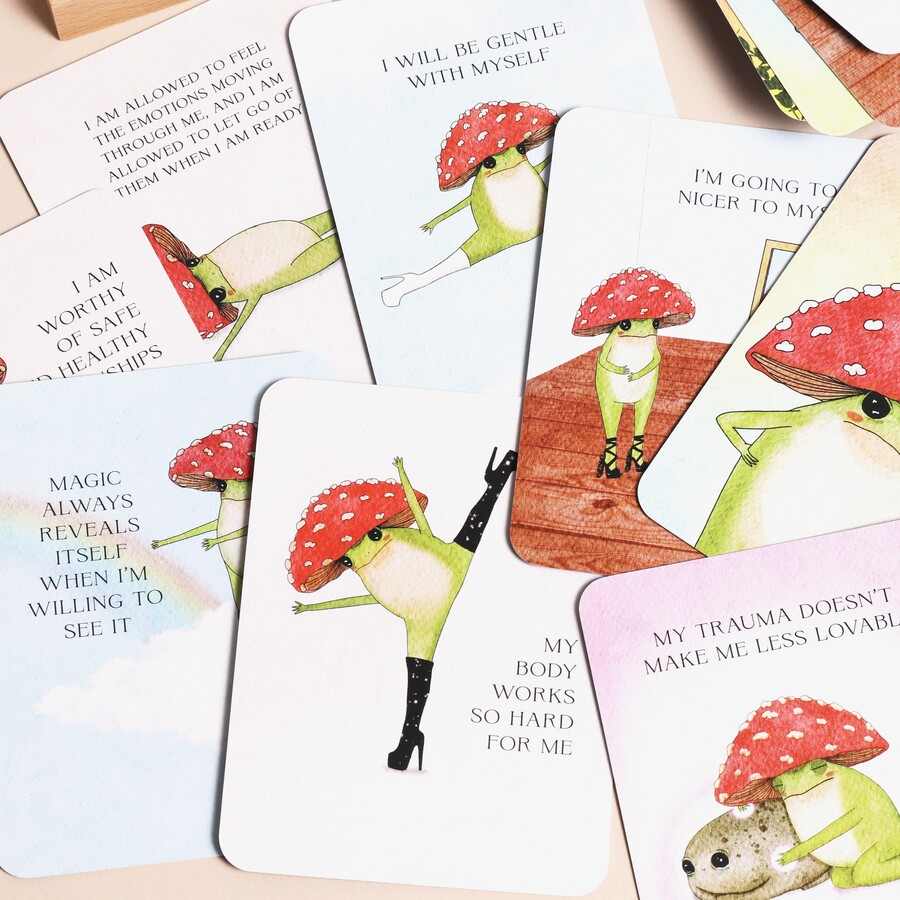 The Little Frog's Guide to Self Care Cards | Maybell Equey | Lisa Angel
