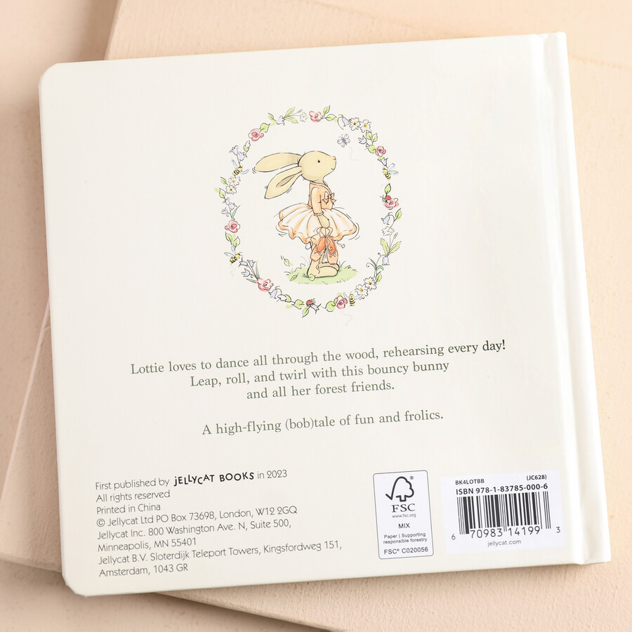 Lottie The Ballet Bunny Book | Jellycat | Lisa Angel