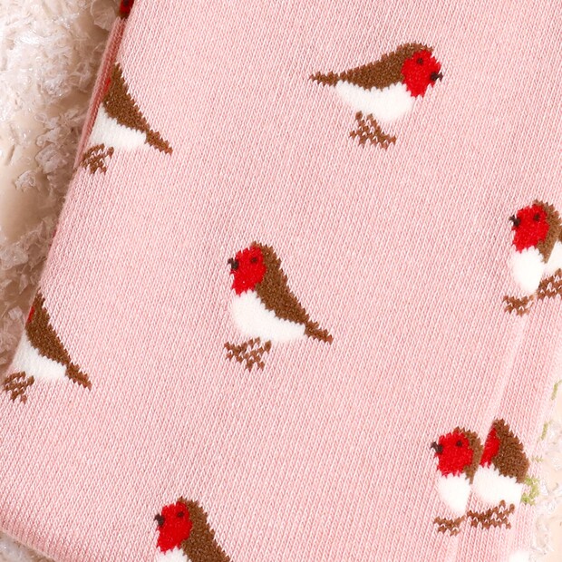 Dusky Pink Little Robin Socks | Miss Sparrow | Lisa Angel