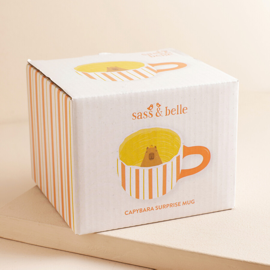 Surprise Hidden Capybara Mug | Sass & Belle | Lisa Angel