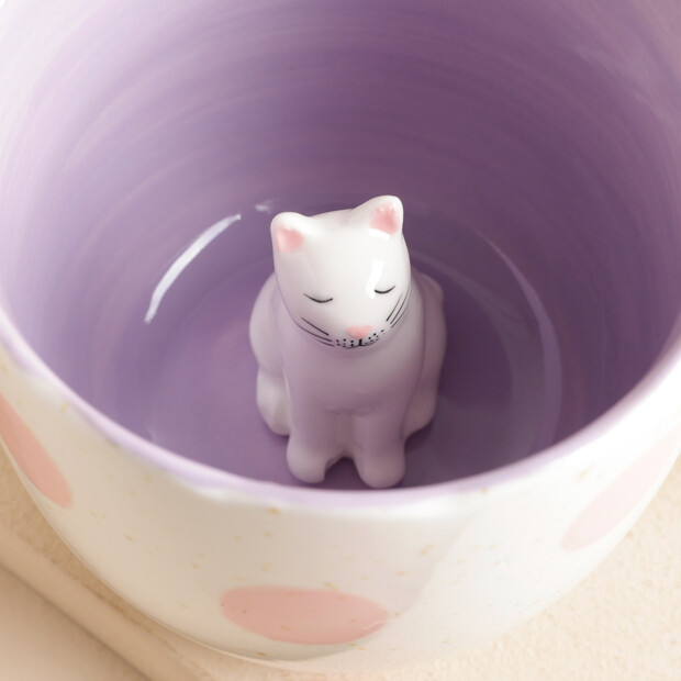 Surprise Hidden Cat Mug | Sass & Belle | Cups and Mugs | Lisa Angel