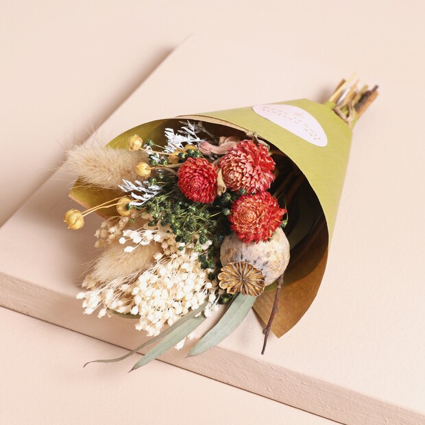 Christmas Offcut Hamper Posy | Dried Flowers | Lisa Angel