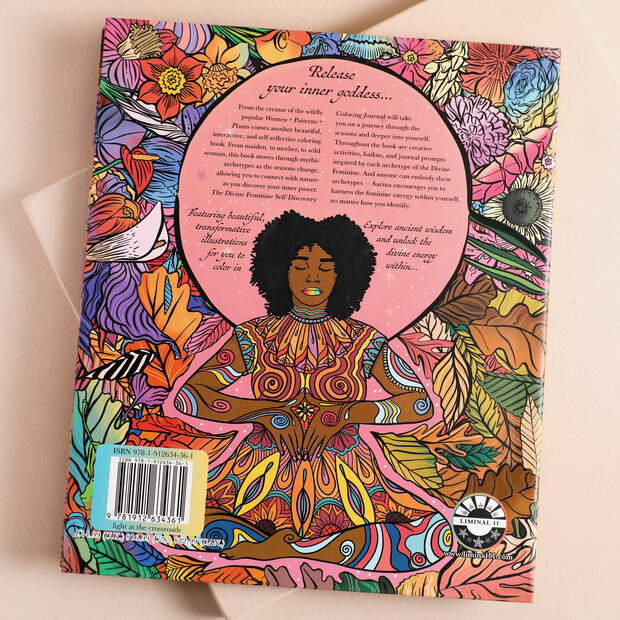 The Divine Feminine Self Discovery Colouring Journal | Lisa Angel