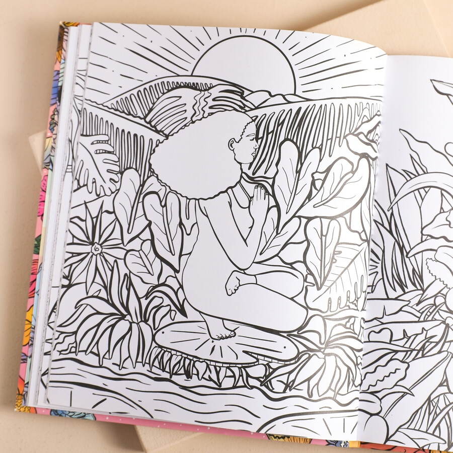 The Divine Feminine Self Discovery Colouring Journal | Lisa Angel