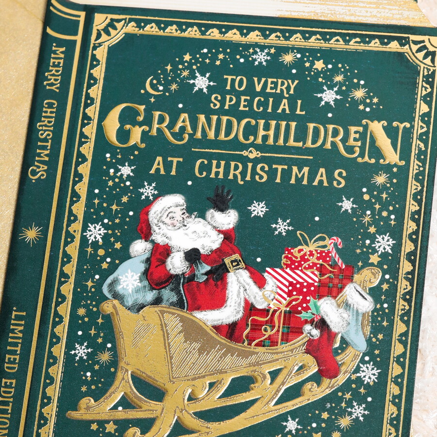 Grandchildren Novel Christmas Card | The Art File | Lisa Angel