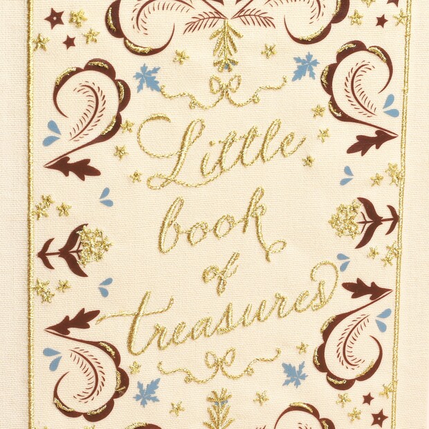Cream Linen Book of Treasures Novel Jewellery Box | Lisa Angel
