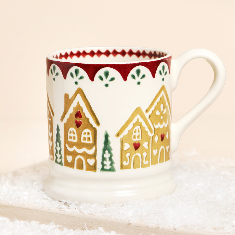 Gingerbread House 1/2 Pint Mug | Emma Bridgewater | Lisa Angel