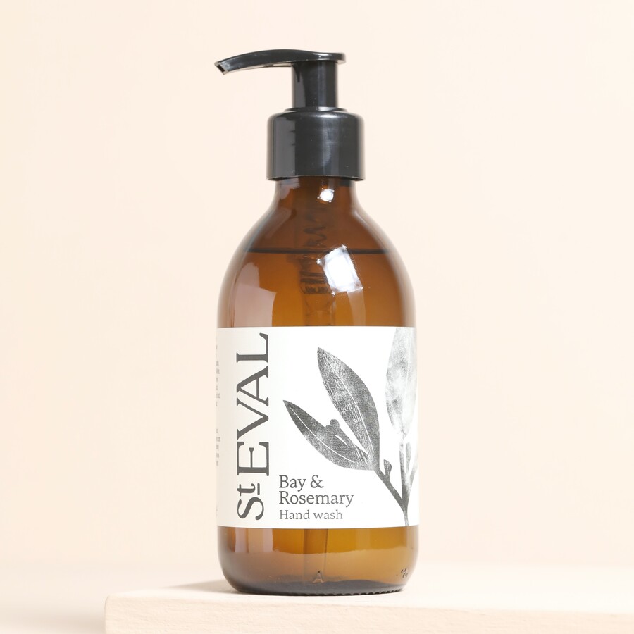 240ml| Bay & Rosemary Hand Wash | St Eval Bay | Lisa Angel