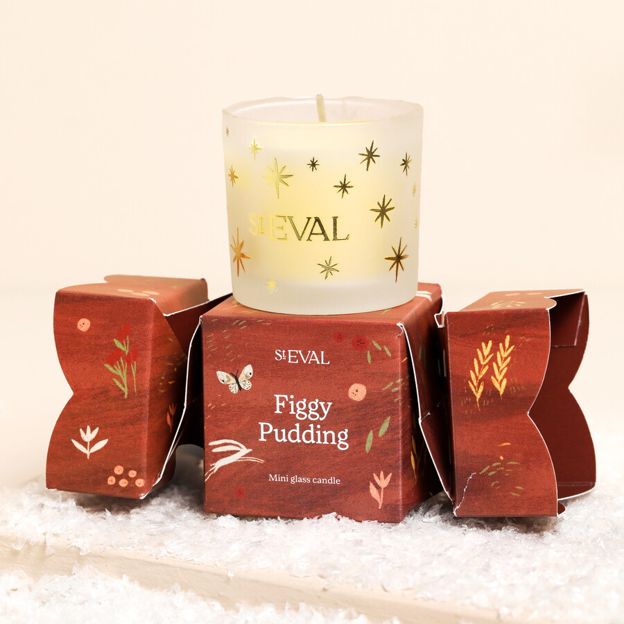 Figgy Pudding Candle Christmas Cracker | St Eval | Lisa Angel