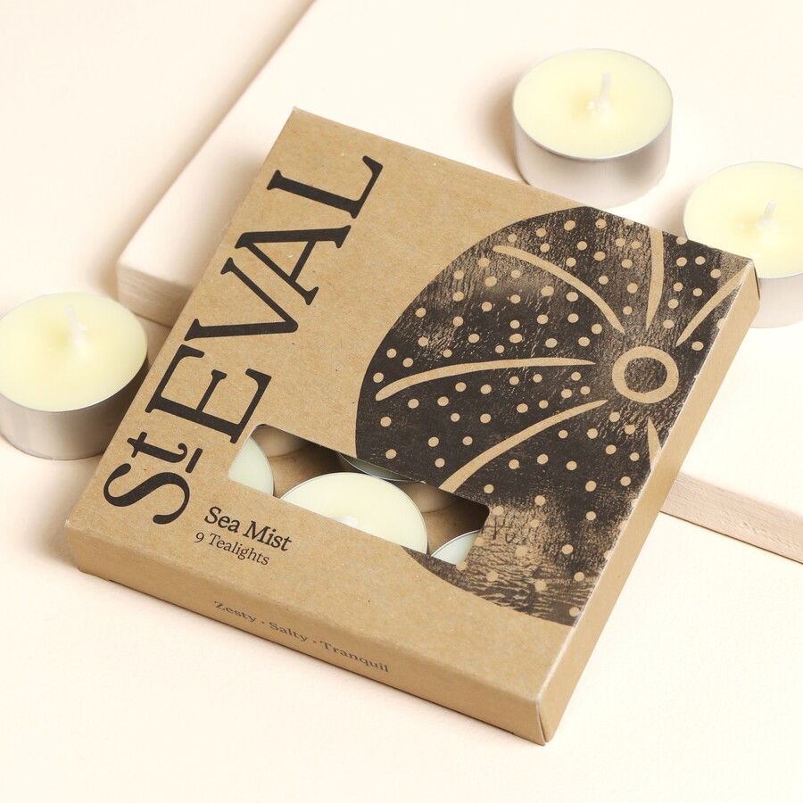 Sea Mist Tealights | St Eval | Lisa Angel