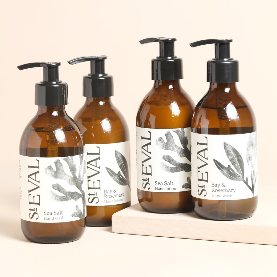 240ml| Bay & Rosemary Hand Wash | St Eval Bay | Lisa Angel