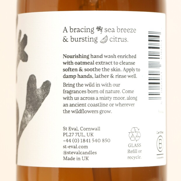 240ml | Sea Salt Hand Wash | St Eval | Lisa Angel