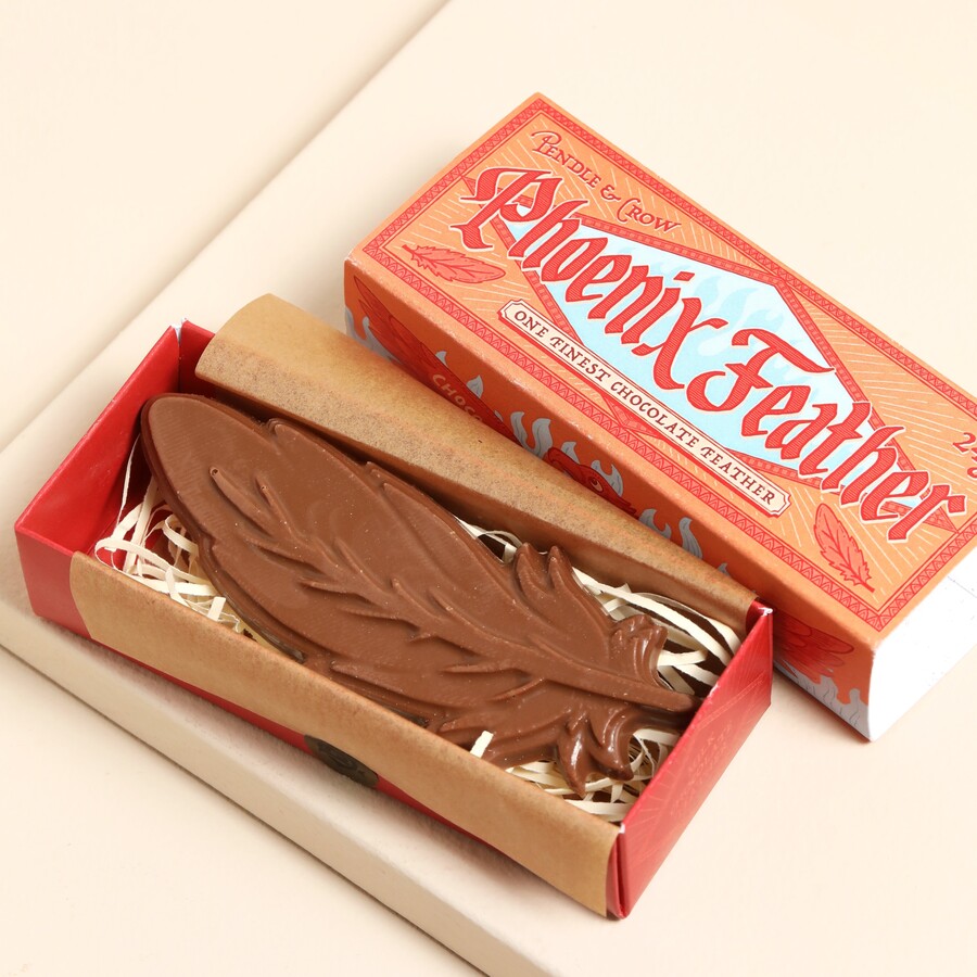 Authentic Chocolate Phoenix Feather | The Chocolate Gift Co. | Lisa Angel