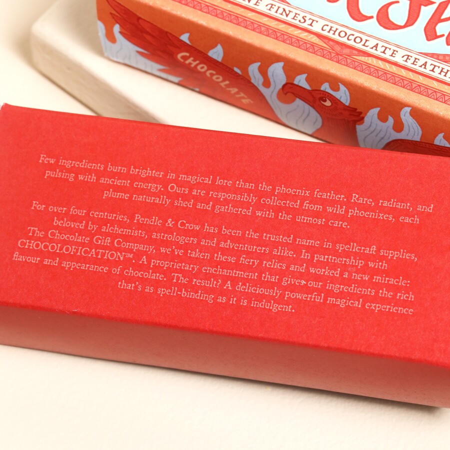 Authentic Chocolate Phoenix Feather | The Chocolate Gift Co. | Lisa Angel